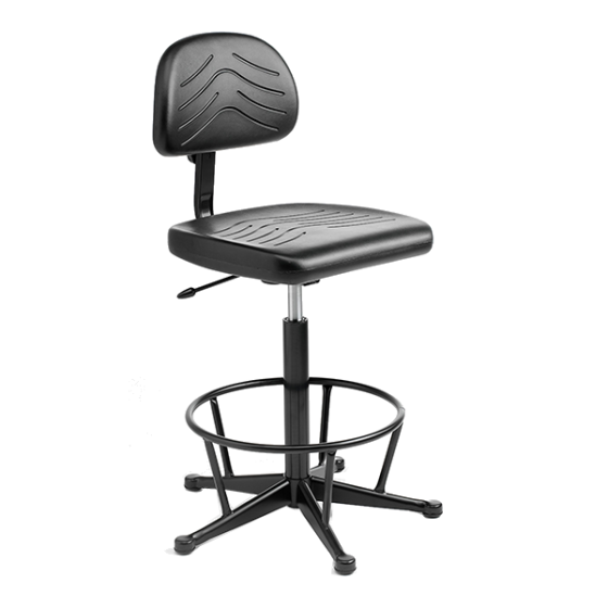 Height Adjustable Chair with Footring